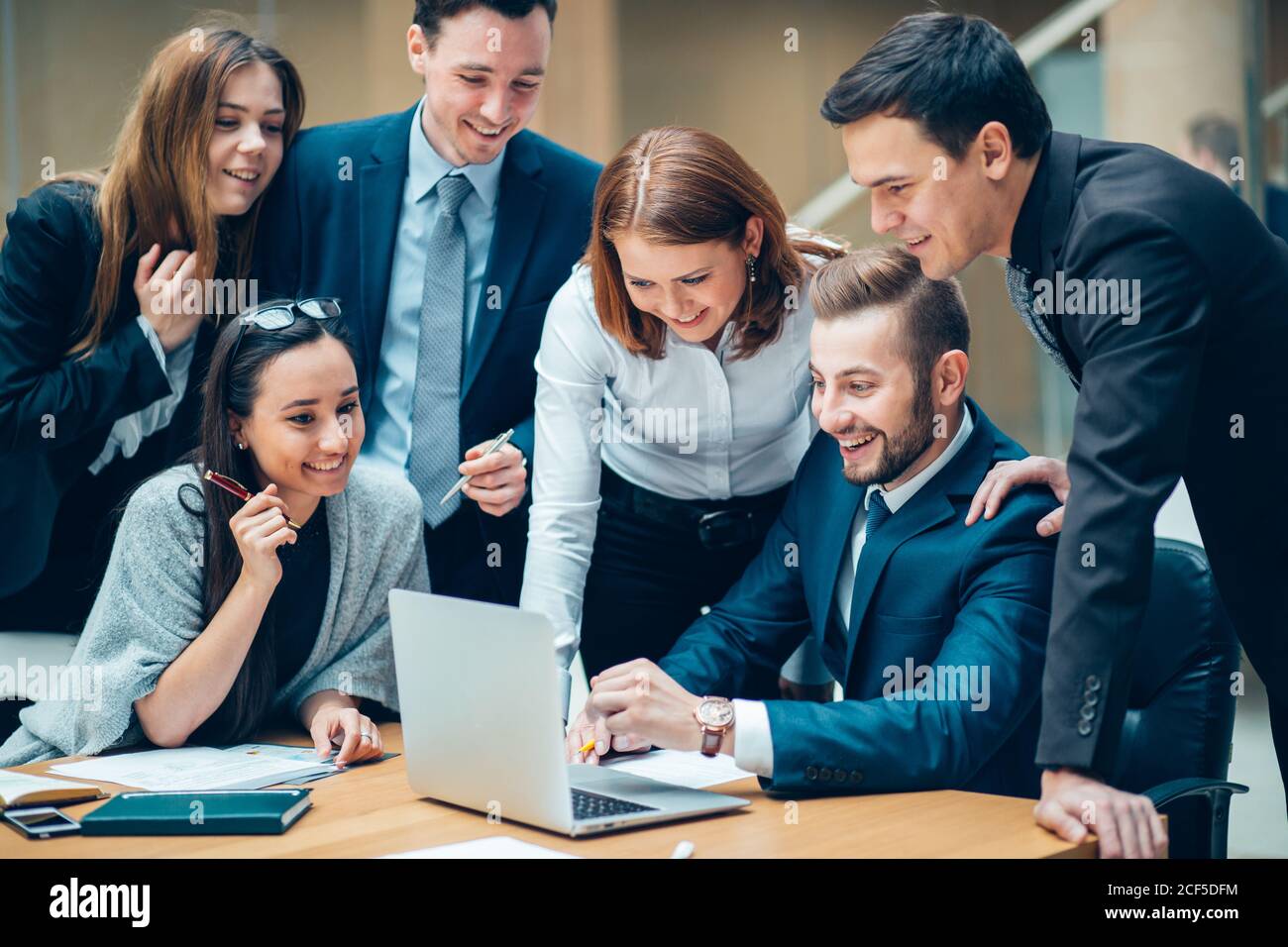 Businesspeople using digital devices hi-res stock photography and ...