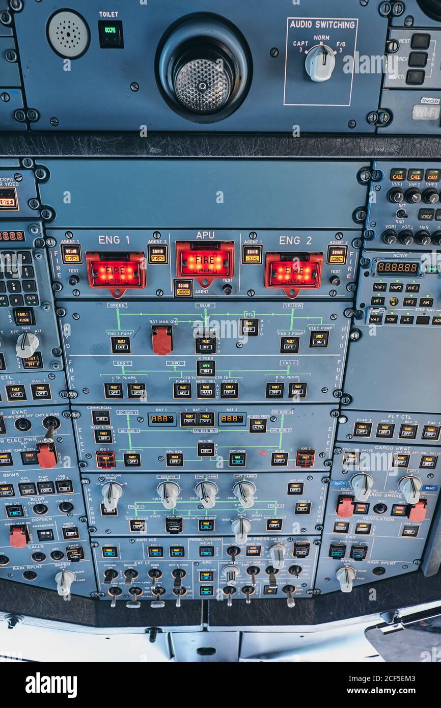 Aircraft Control Panel High Resolution Stock Photography and Images - Alamy