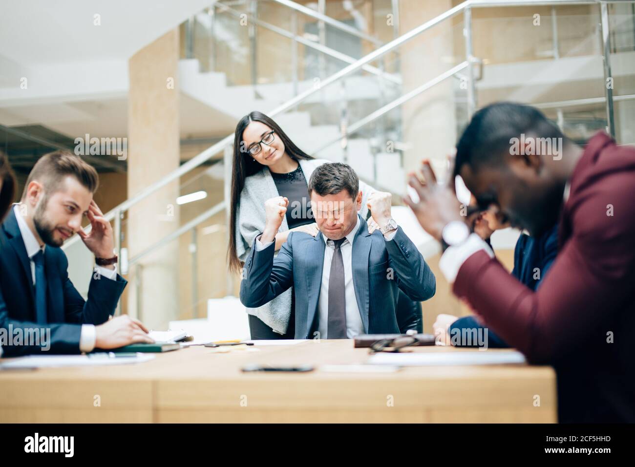 Exhausted staff conference hi-res stock photography and images - Alamy