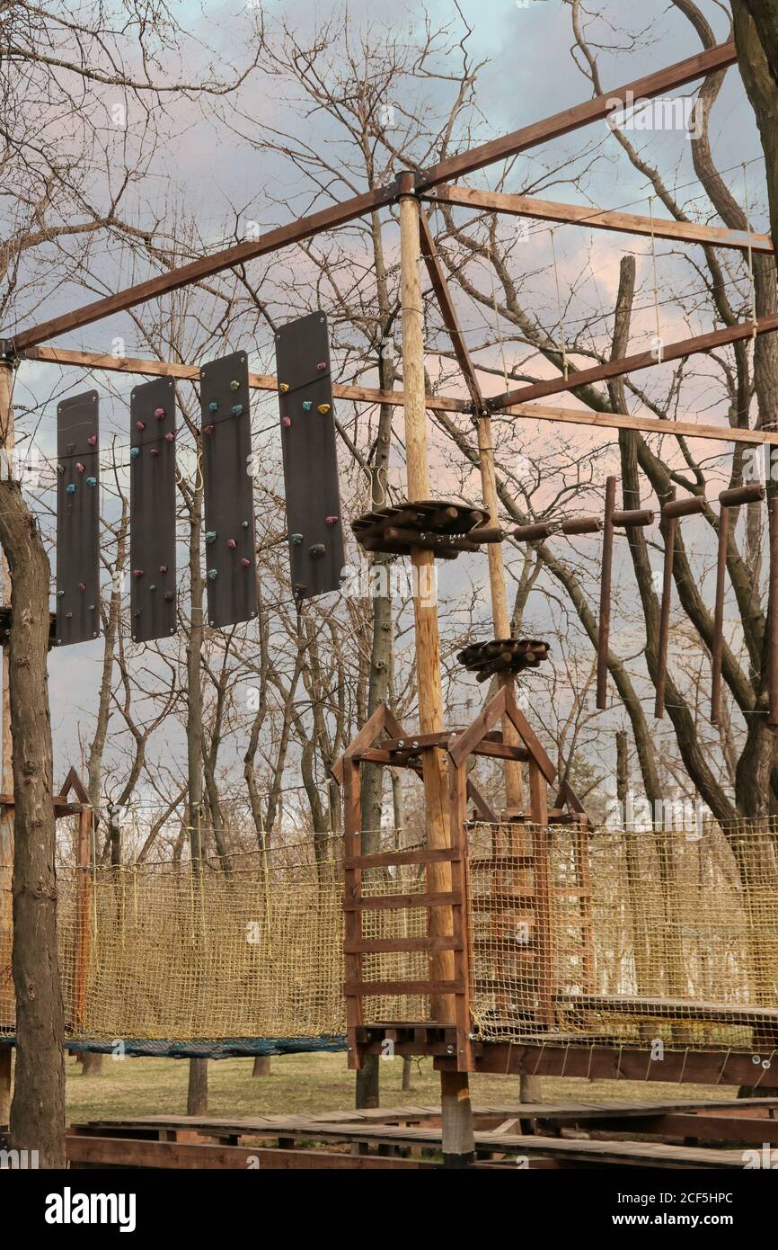 Climb wooden ladders hi-res stock photography and images - Alamy