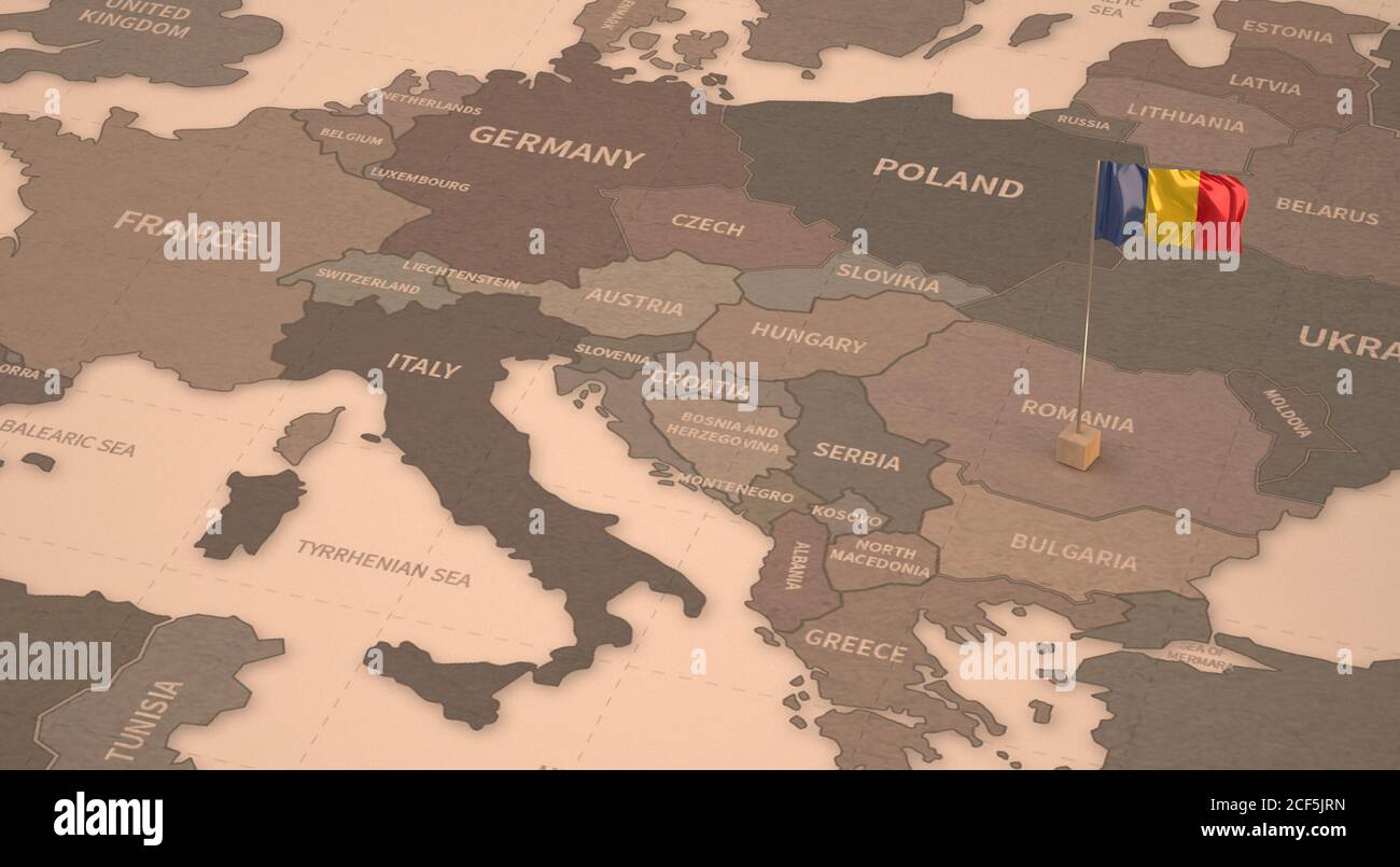 Map of romania hi-res stock photography and images - Alamy