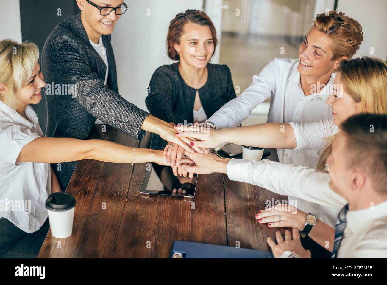 Business People in office Teamwork Collaboration Relation Concept Stock ...