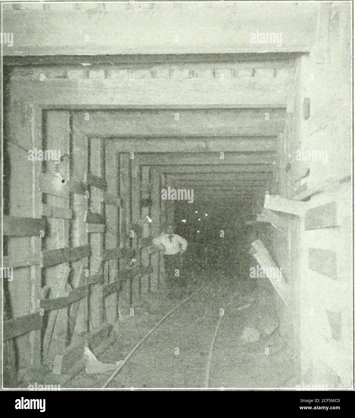 . Canadian engineer. Fig. 7.—Needle=beam Method of Supporting Sheeting ...