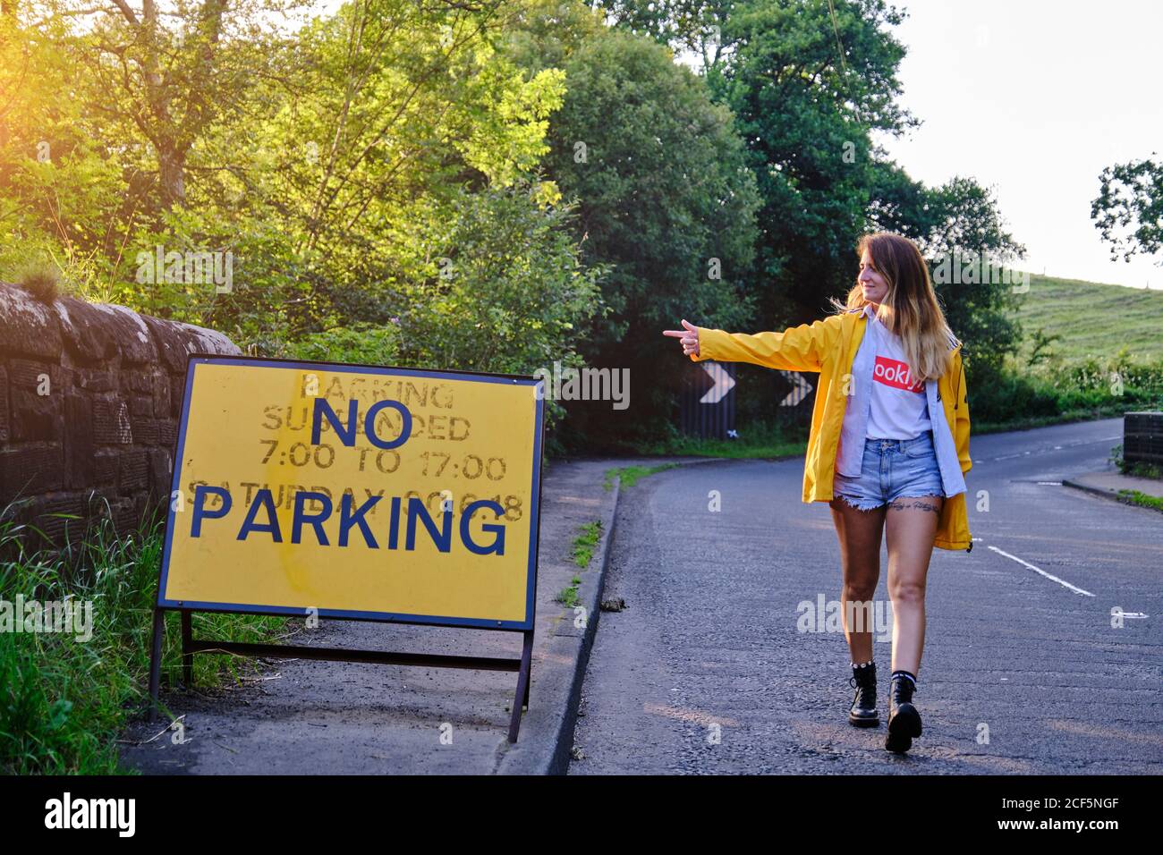 Denim shorts hi-res stock photography and images - Alamy