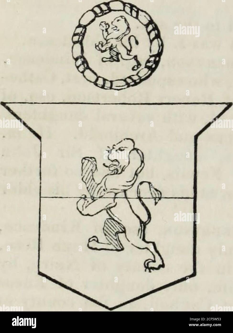 Dexter heraldic badge hi-res stock photography and images - Alamy