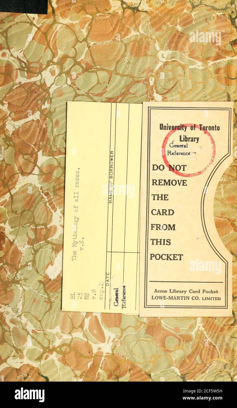 . The mythology of all races Stock Photo - Alamy