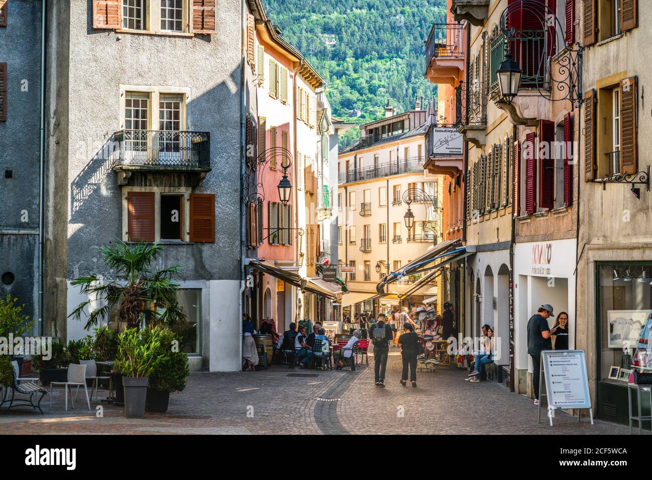 Sion switzerland street hi-res stock photography and images - Alamy