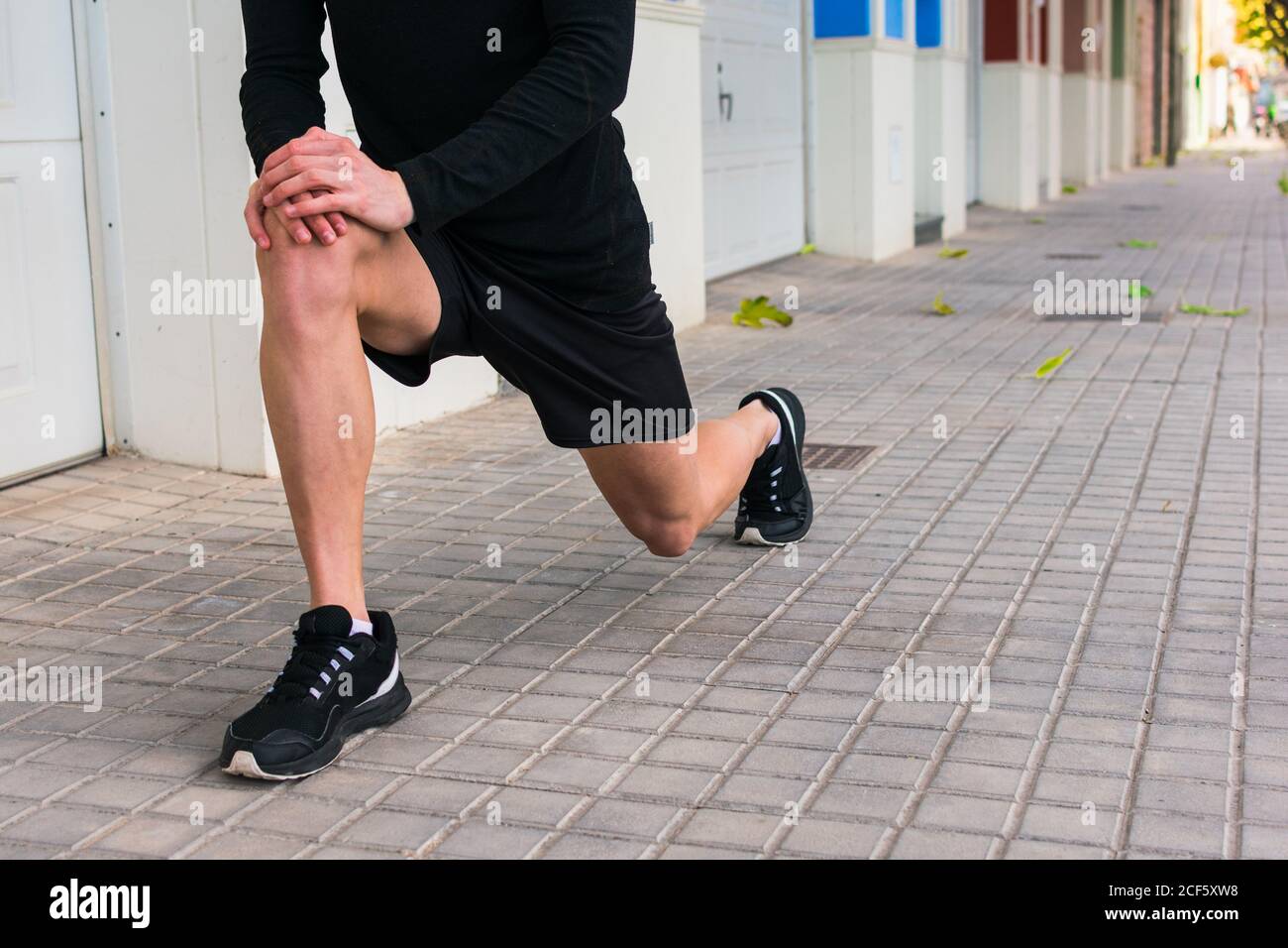 Faceless jogger in sport hi-res stock photography and images - Alamy