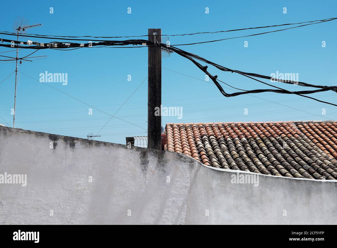Pylon and fence hi-res stock photography and images - Alamy