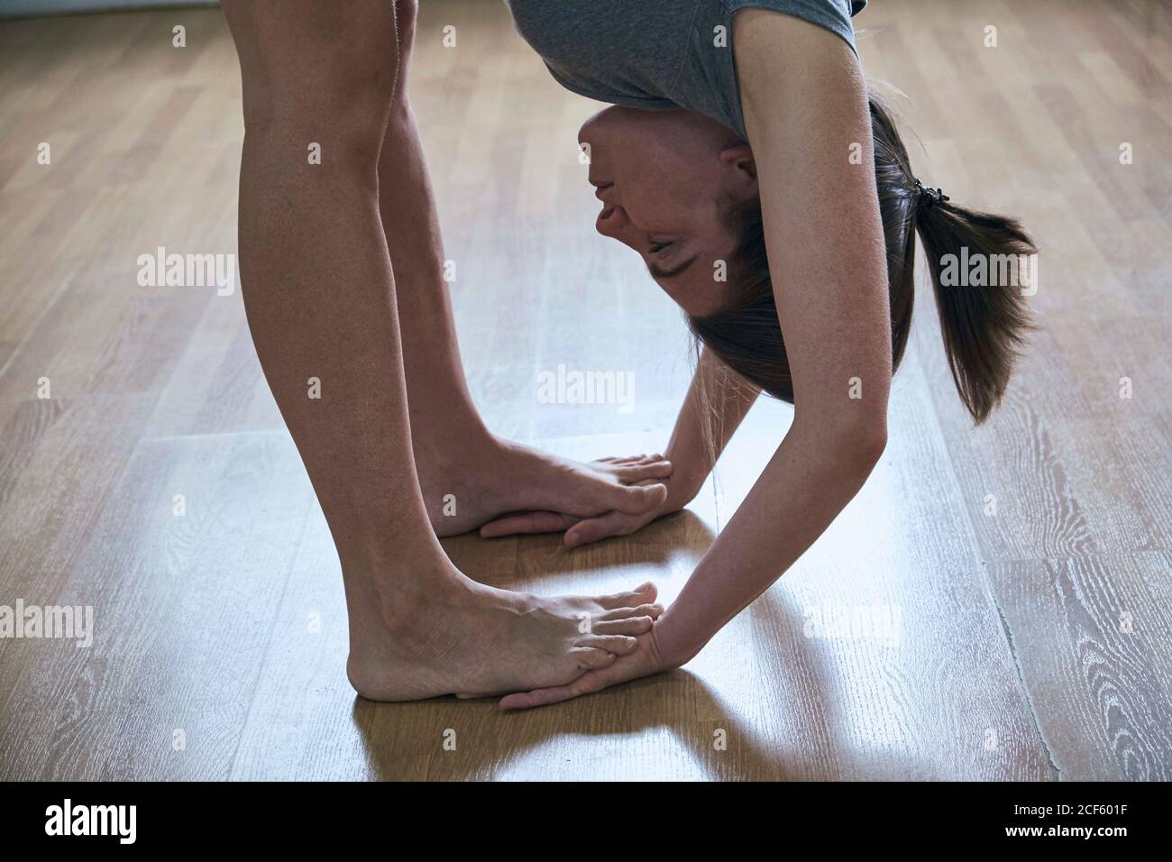 Touching Feet High Resolution Stock Photography and Images - Alamy