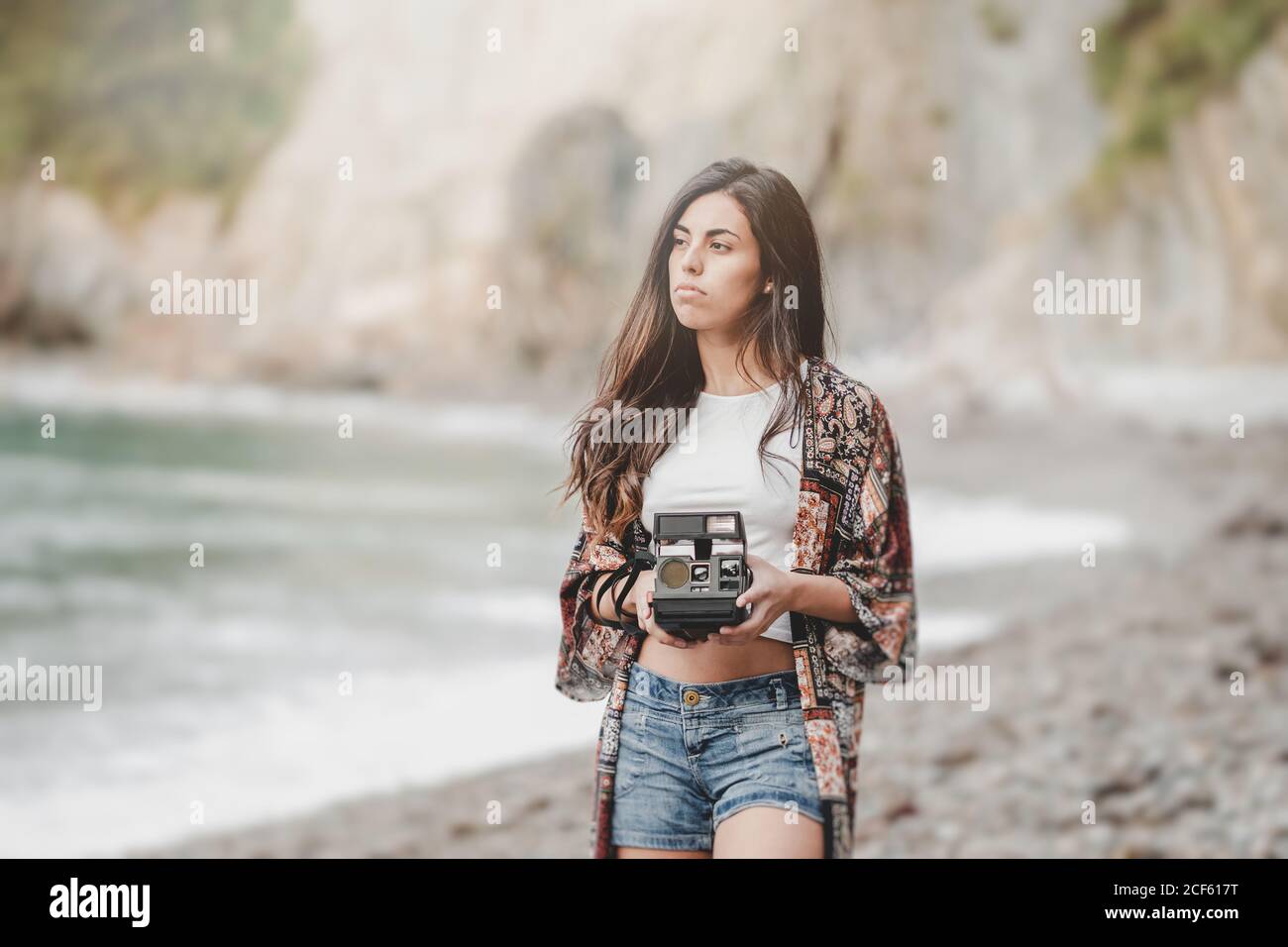 Lady camera hi-res stock photography and images - Alamy