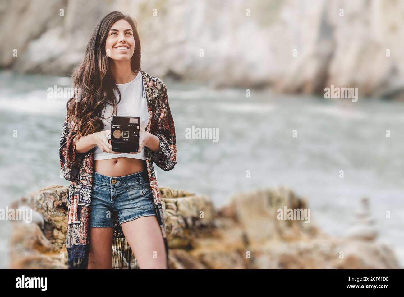 Lady camera hi-res stock photography and images - Alamy