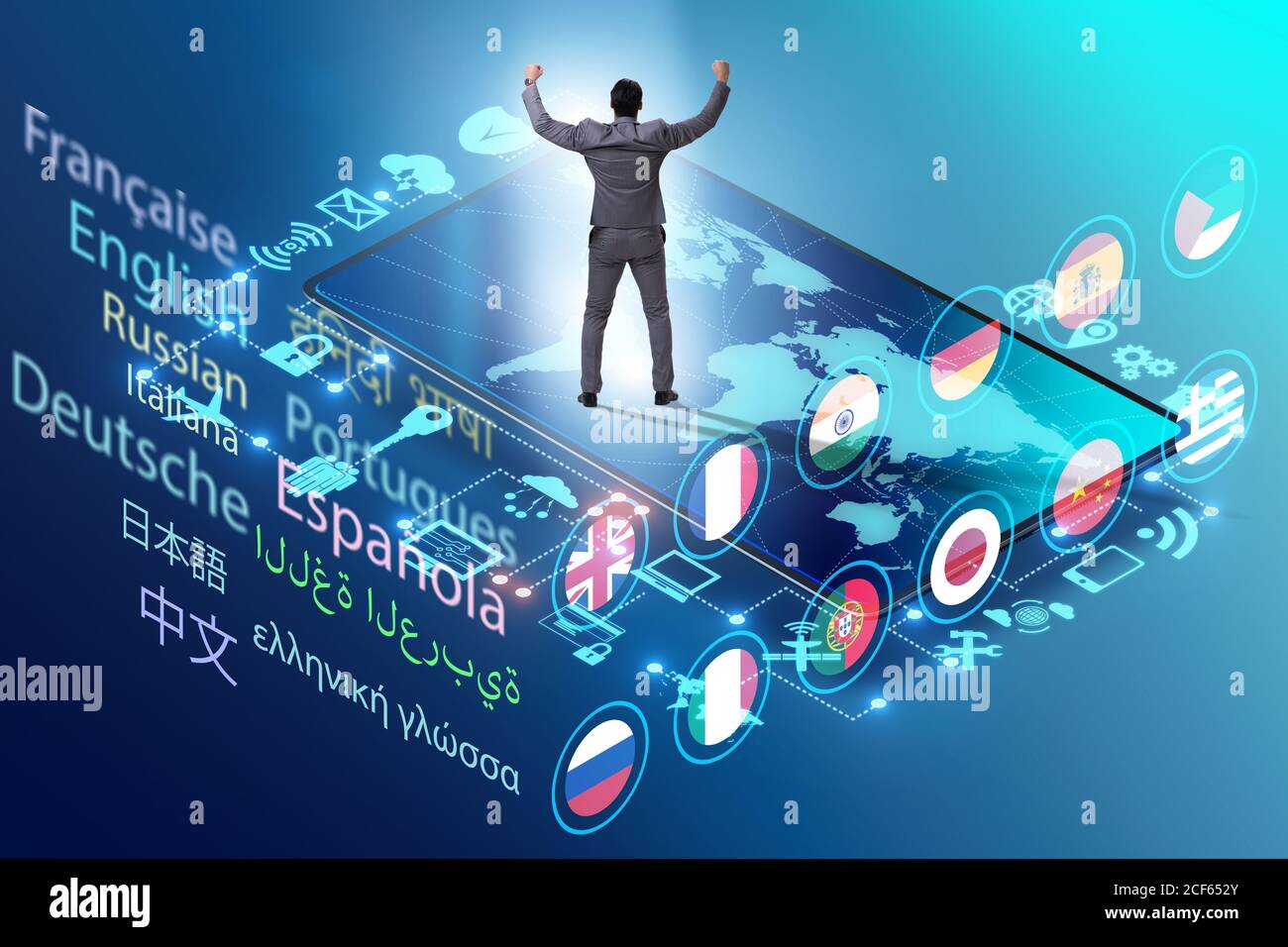 Concept of online real-time foreign language translation and learning ...