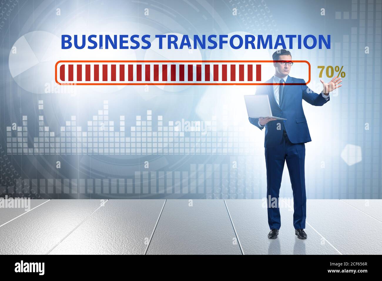 Concept of the corporate business transformation Stock Photo - Alamy