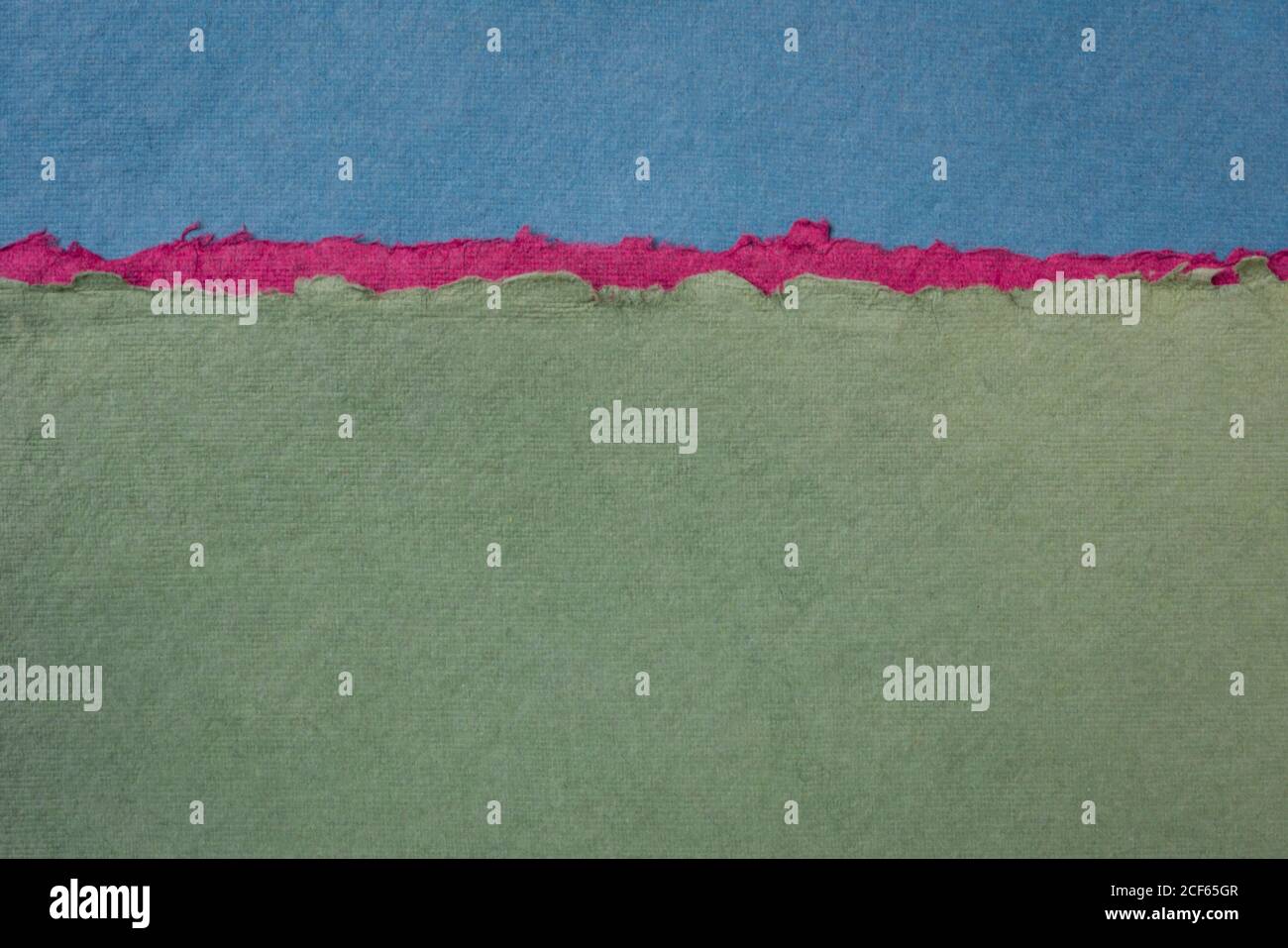 blue, green and purple abstract landscape in pastel tones - a ...