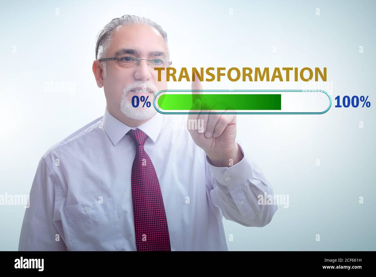 Concept of the corporate business transformation Stock Photo - Alamy