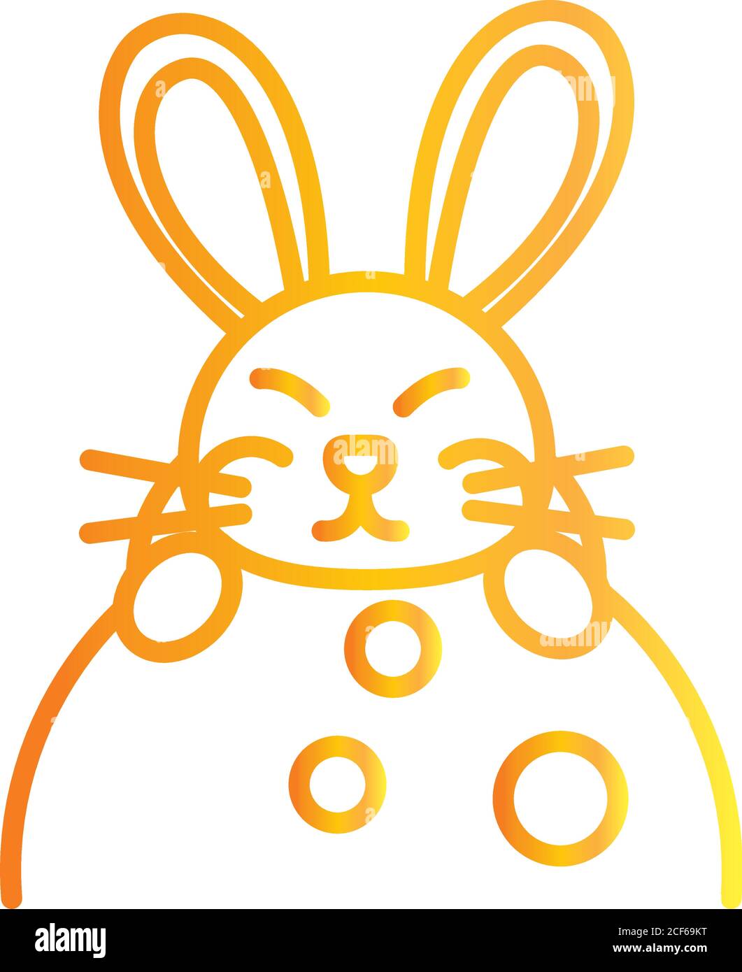 happy mid autumn festival, cute rabbit on moon decoration cartoon ...