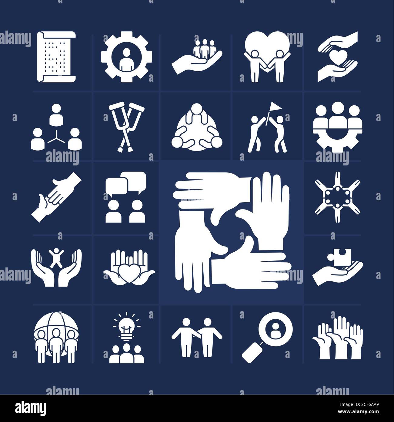 Hand over heart flag Stock Vector Images - Alamy