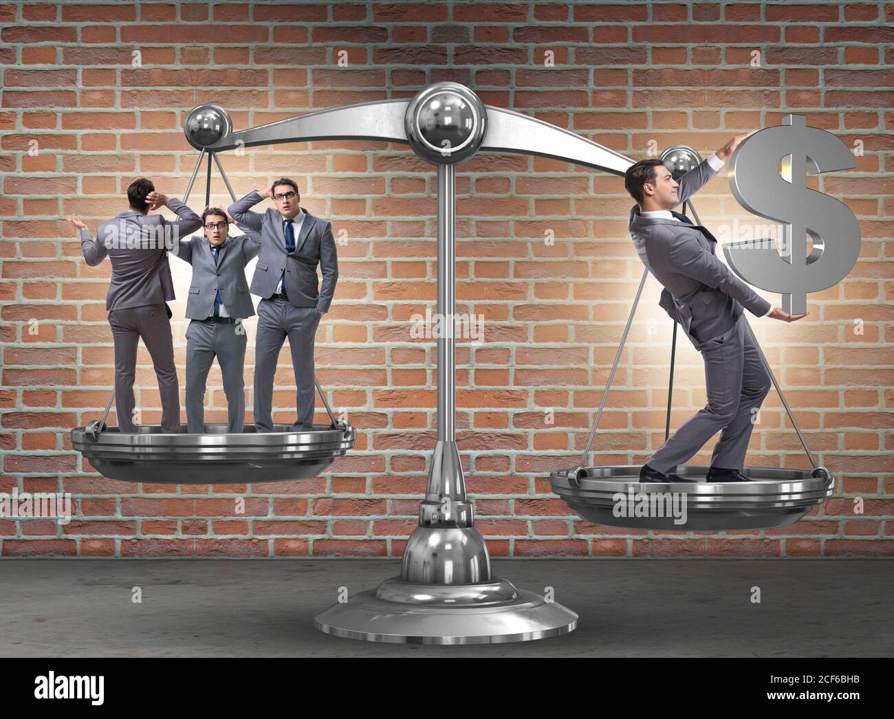 Difference between rich and poor people Stock Photo - Alamy