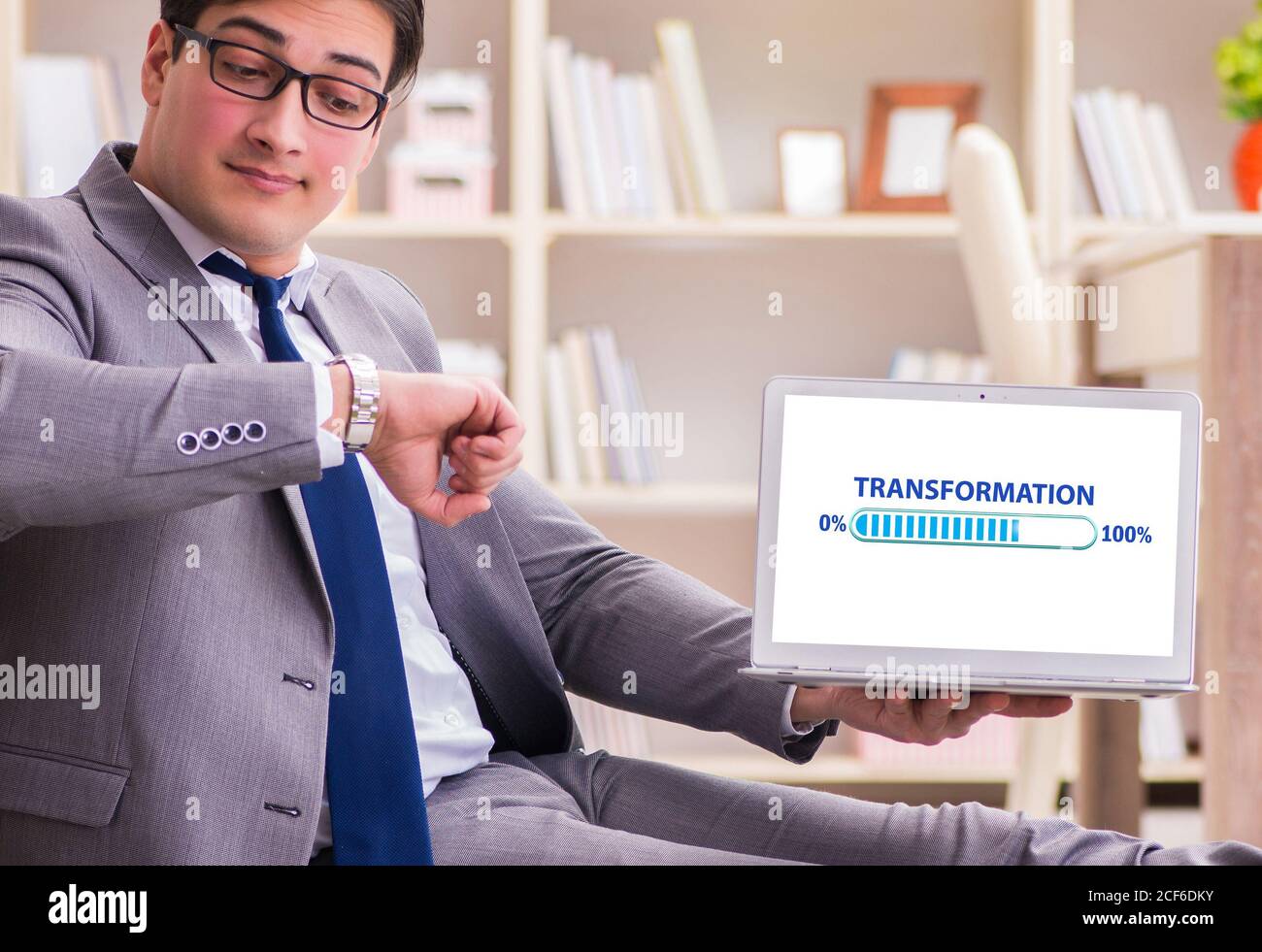 Concept of the corporate business transformation Stock Photo - Alamy