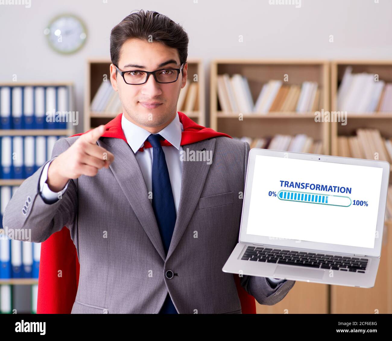 Concept of the corporate business transformation Stock Photo - Alamy
