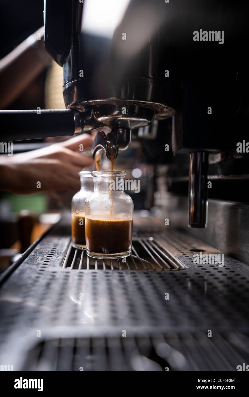 Man making coffee hi-res stock photography and images - Alamy