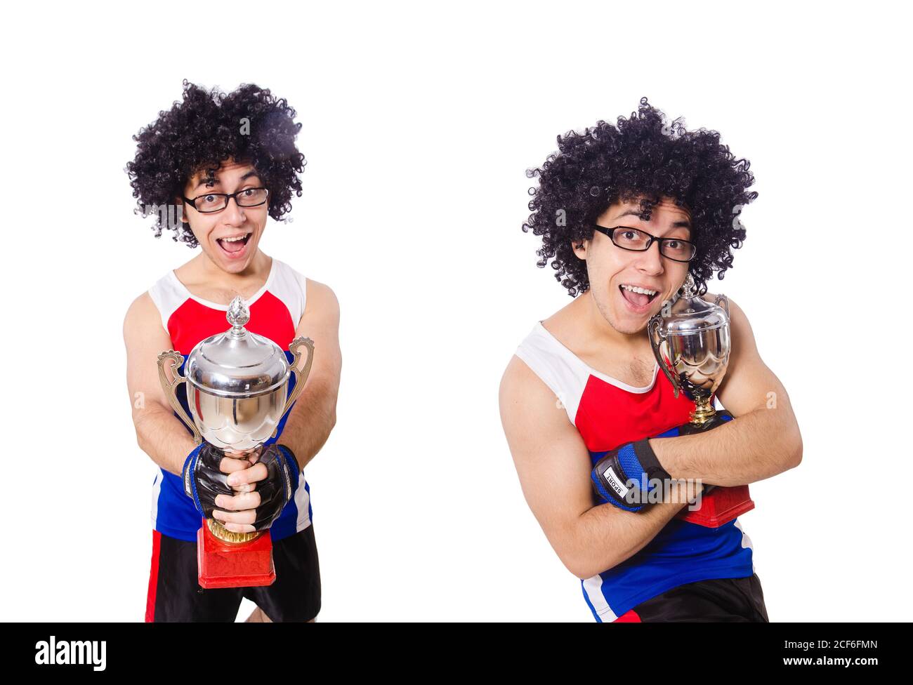 Weightlifting trophy hi-res stock photography and images - Alamy