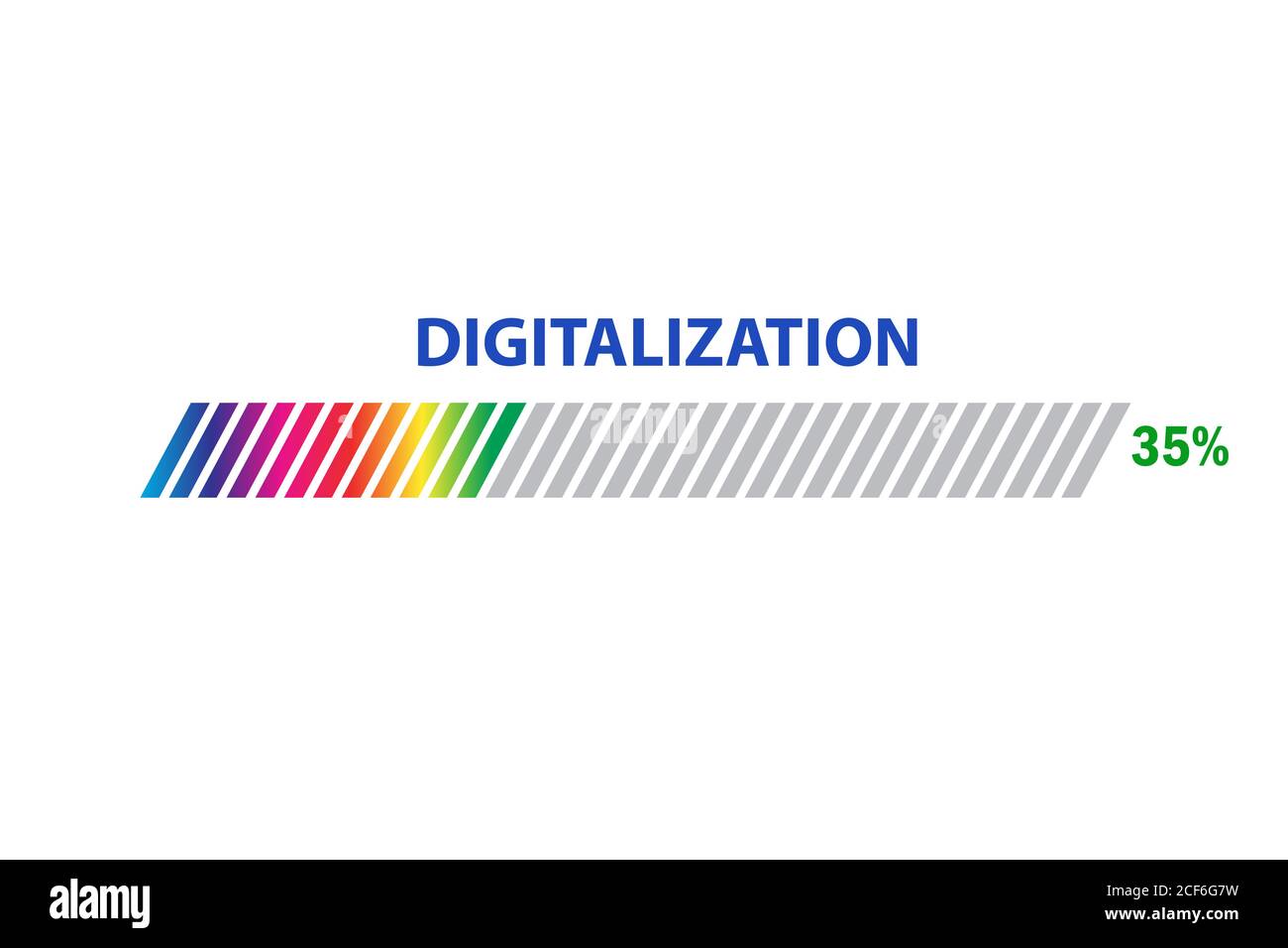 Management and digitalization Cut Out Stock Images & Pictures - Alamy