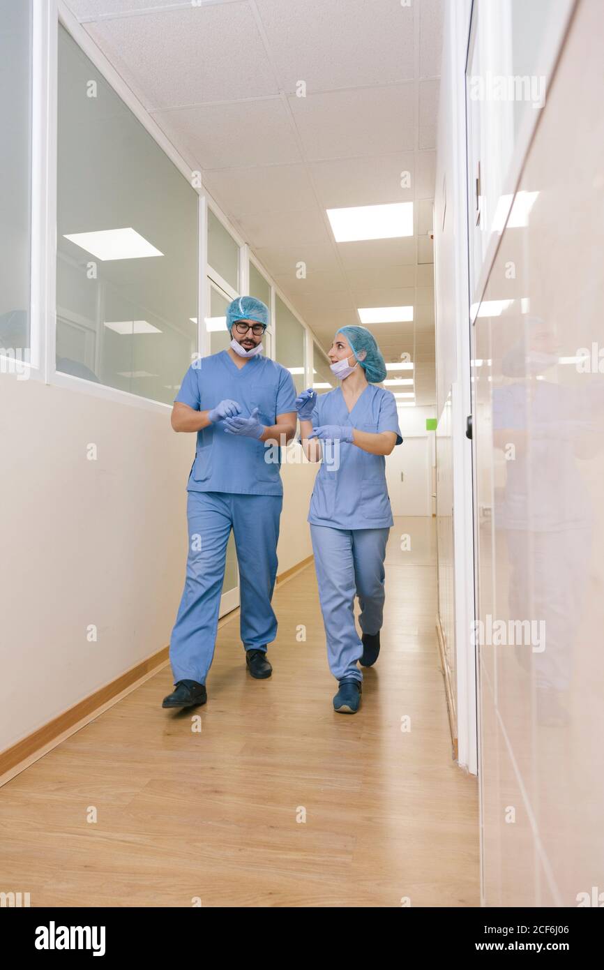 Hospital emergency surgery corridor vertical hi-res stock photography ...