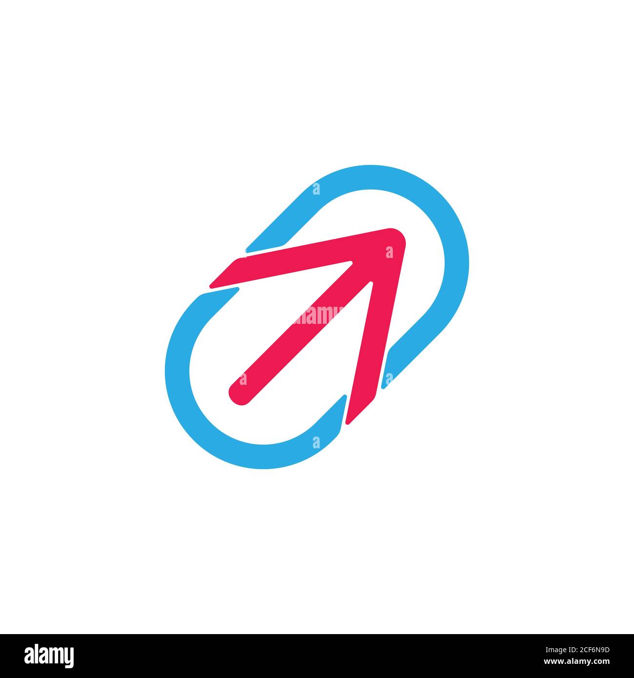 Oval arrow Stock Vector Images - Alamy