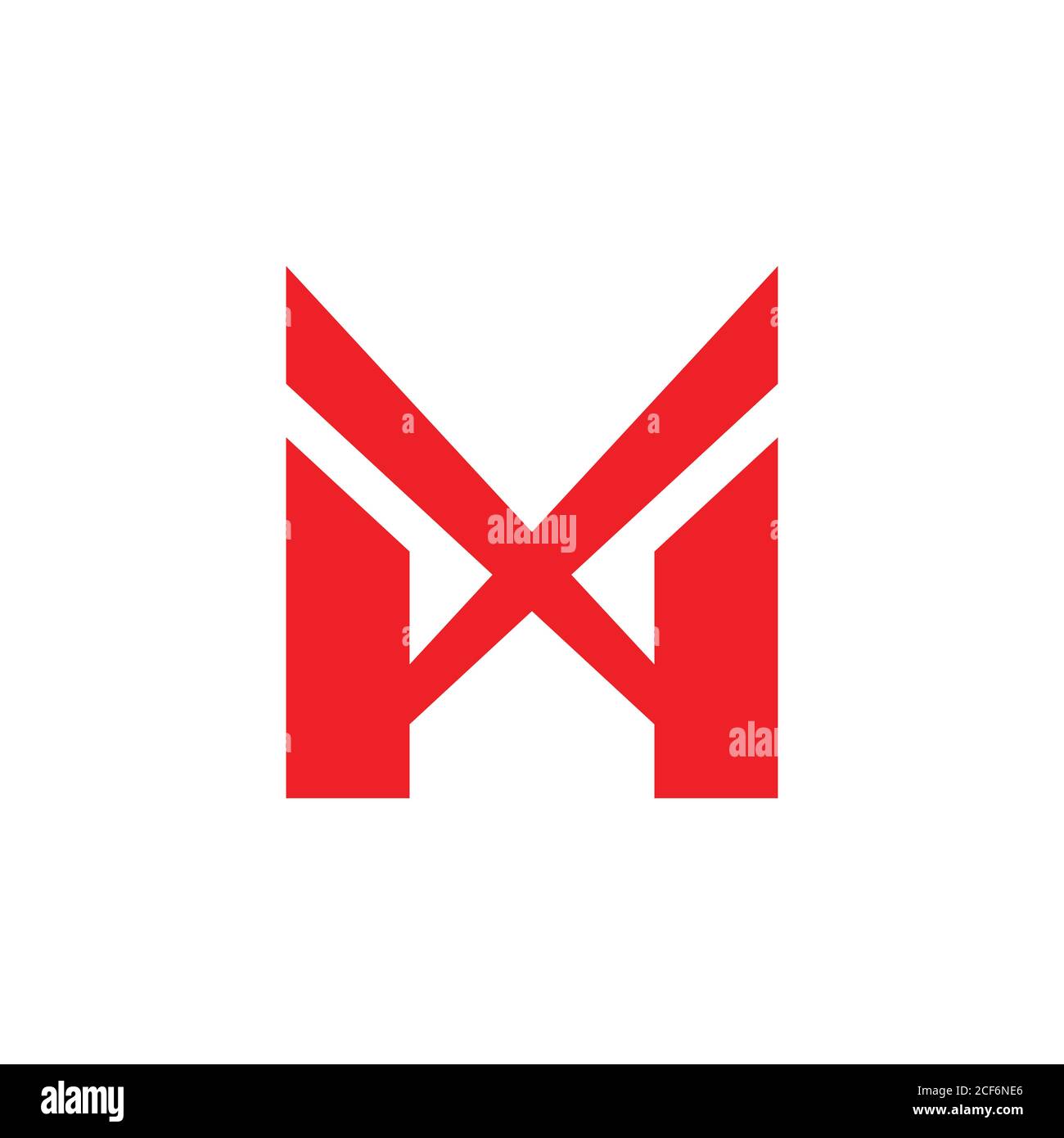 letter m bridge geometric design logo vector Stock Vector Image & Art ...