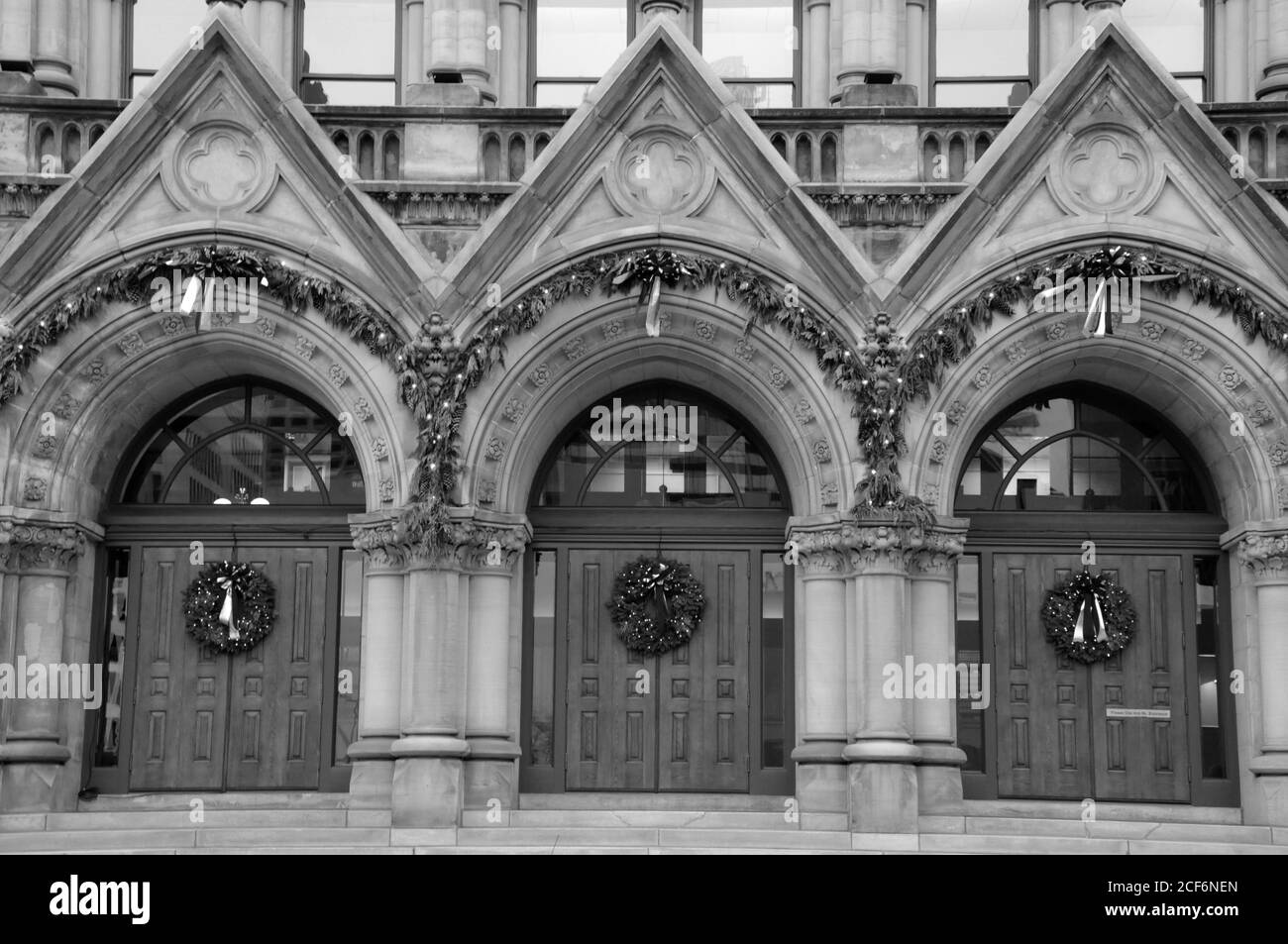Church triptych Black and White Stock Photos & Images - Alamy