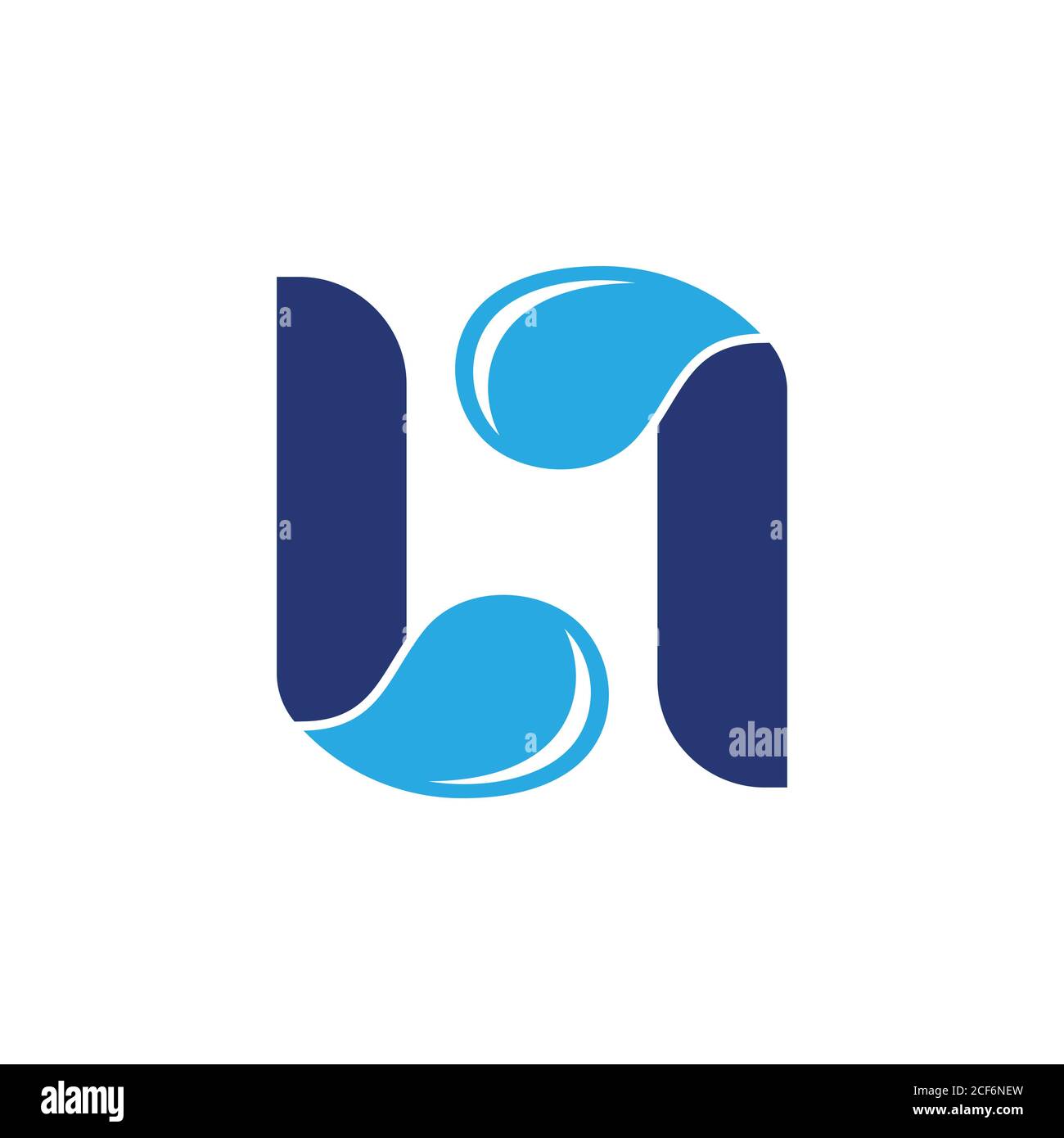 letter br water logo vector Stock Vector Image & Art - Alamy