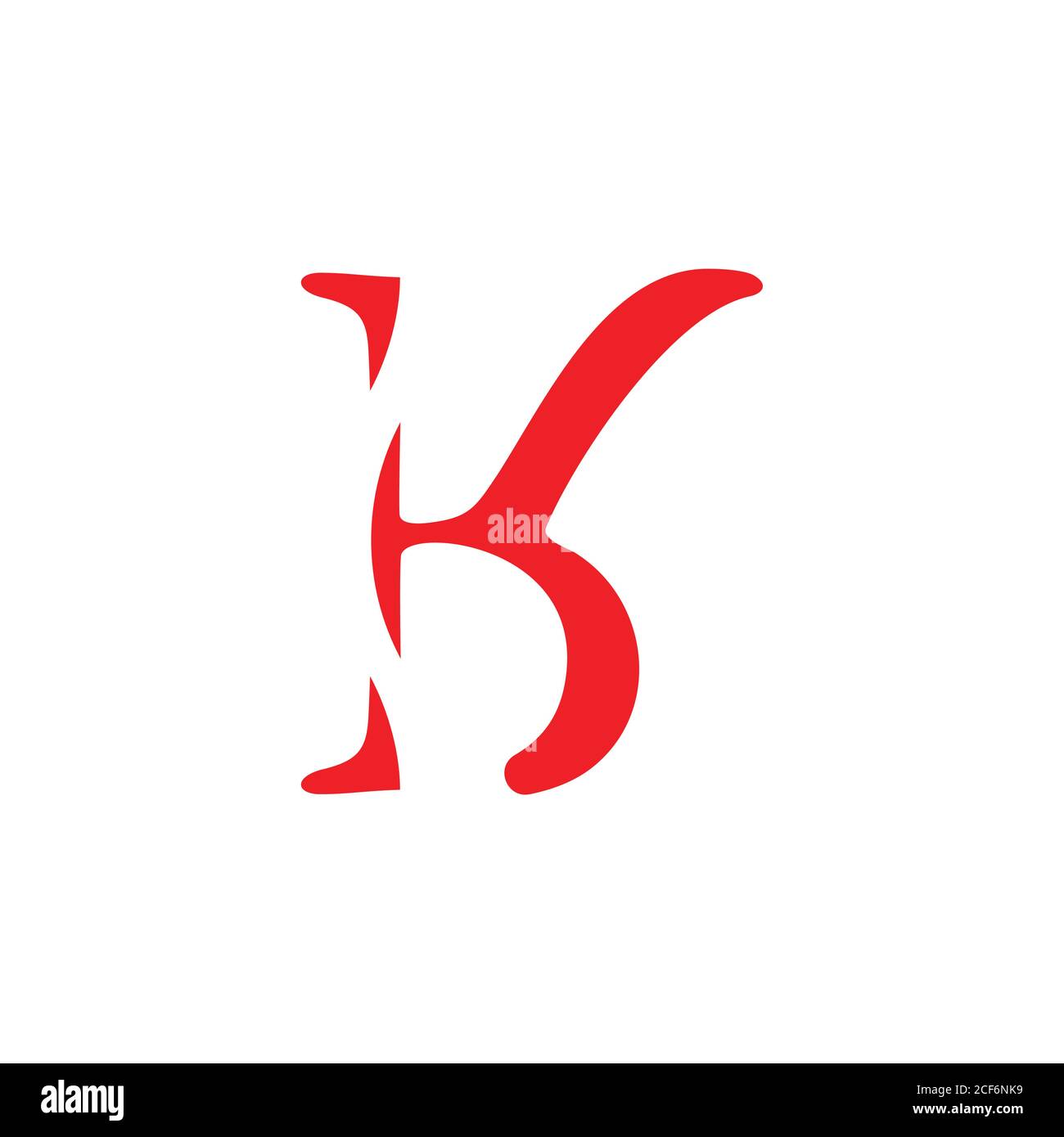 Initial logo bk vector vectors Stock Vector Images - Alamy