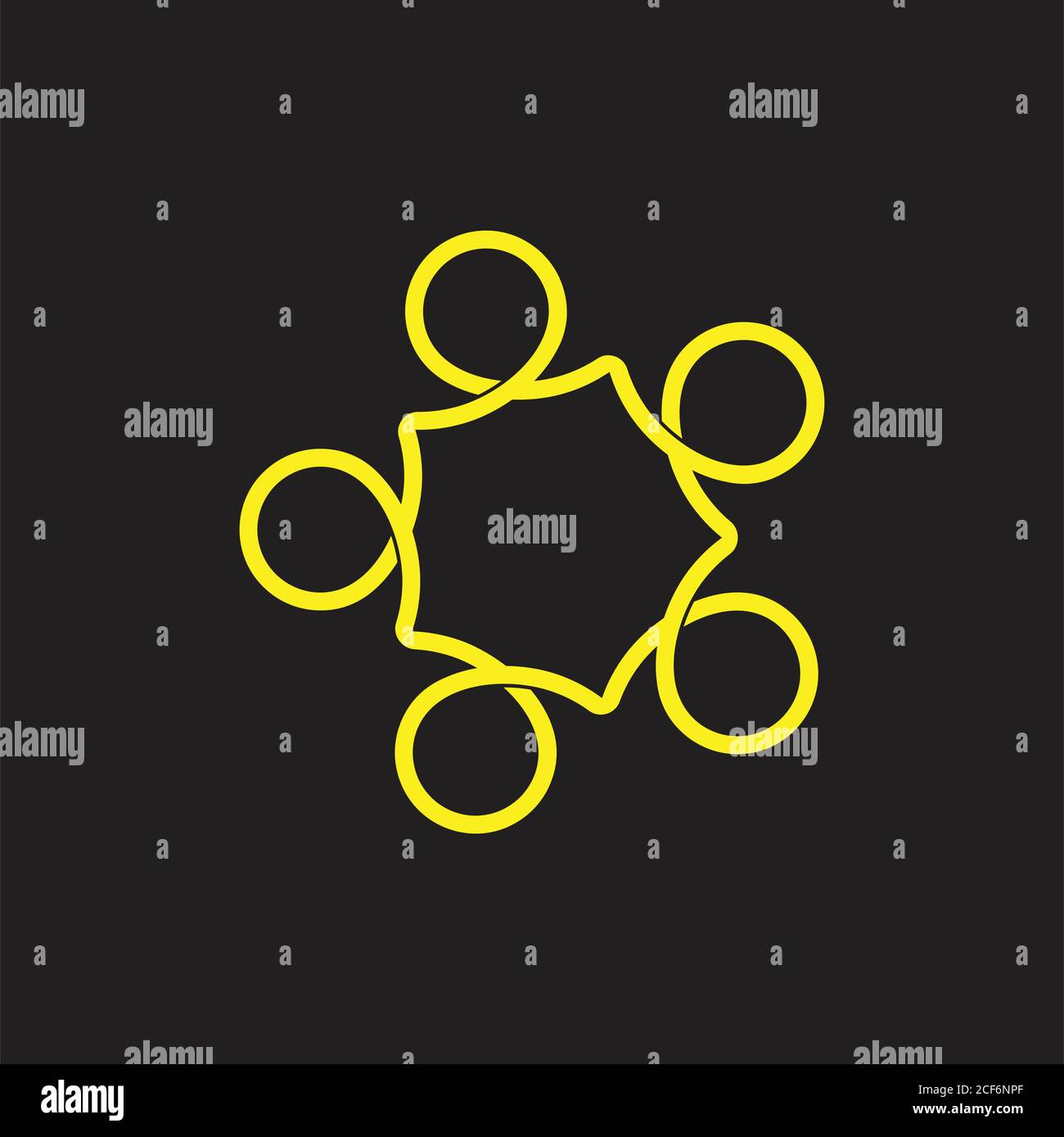 Logo pentagonal hi-res stock photography and images - Alamy