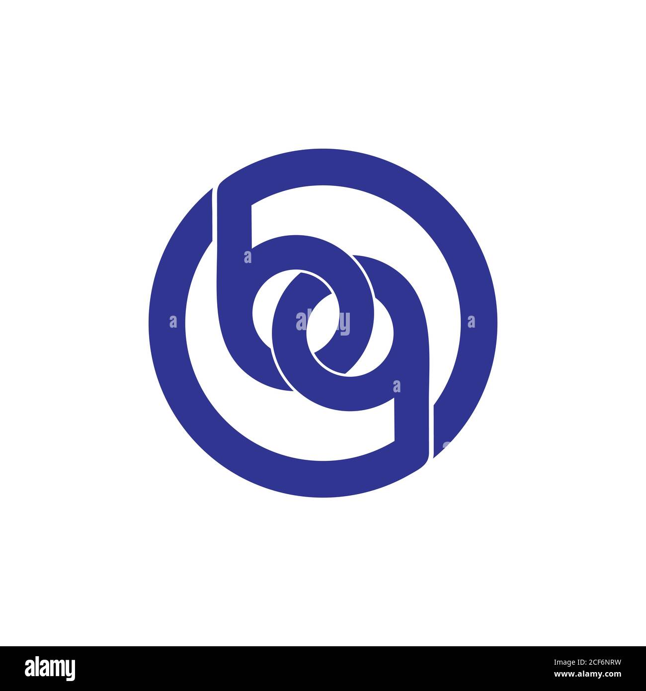 Letter Bq Link Chain Overlap Logo Vector Stock Vector Image And Art Alamy