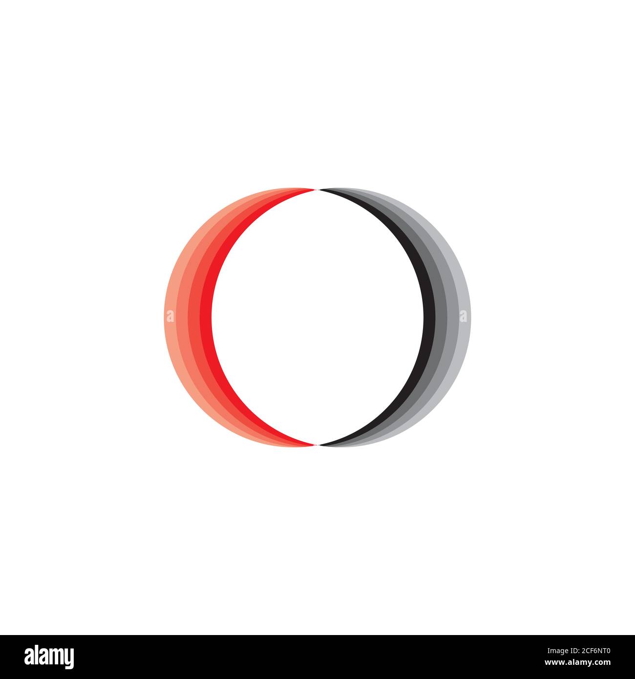 simple circle stripes design logo vector Stock Vector Image & Art - Alamy