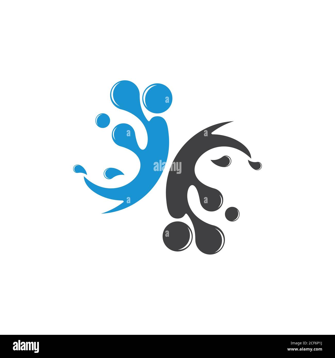 motion water splash symbol logo vector Stock Vector Image & Art - Alamy