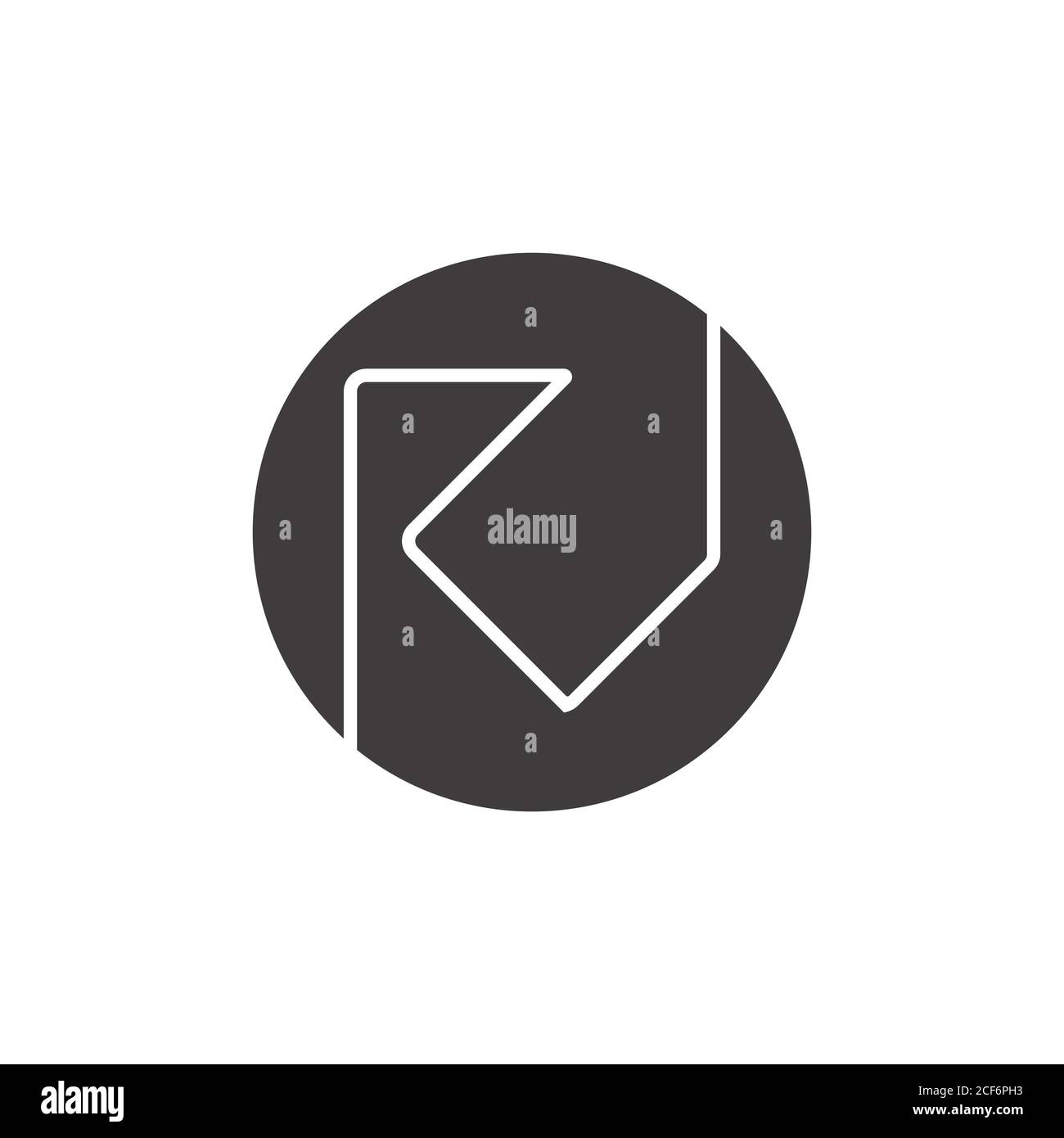 letter rv simple line logo vector Stock Vector Image & Art - Alamy