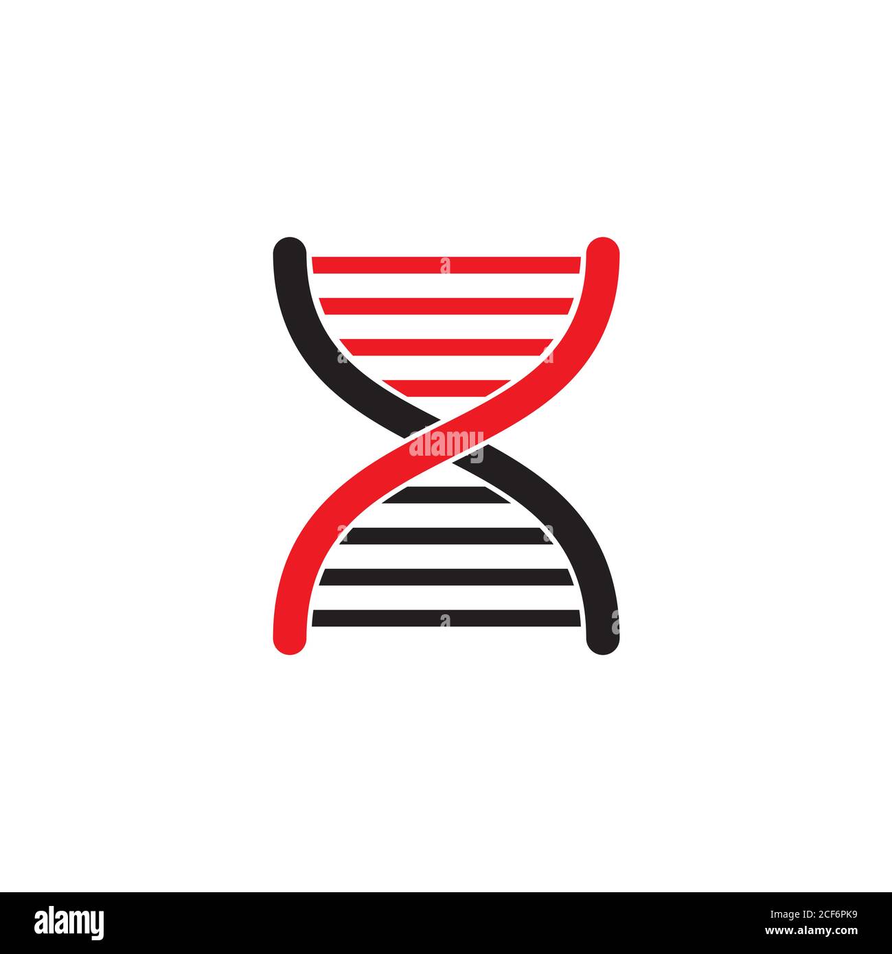 simple helix dna geometric line logo vector Stock Vector Image & Art ...
