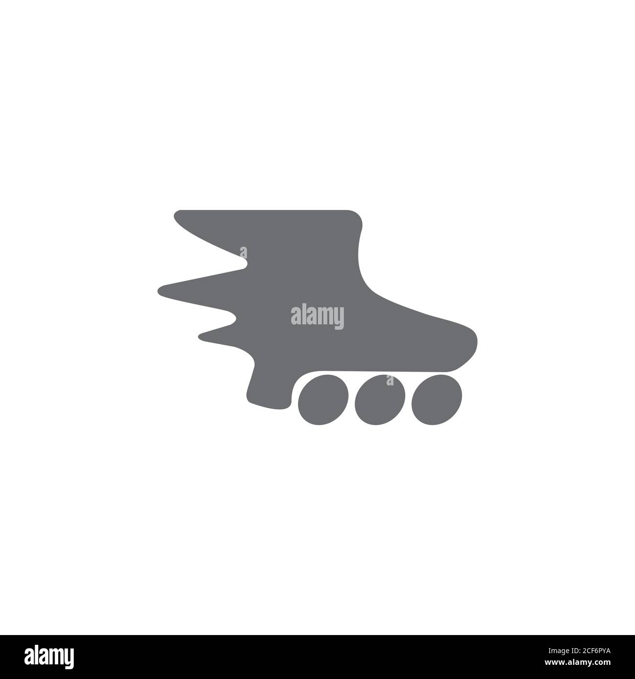 fast motion inline skate symbol logo vector Stock Vector Image & Art ...