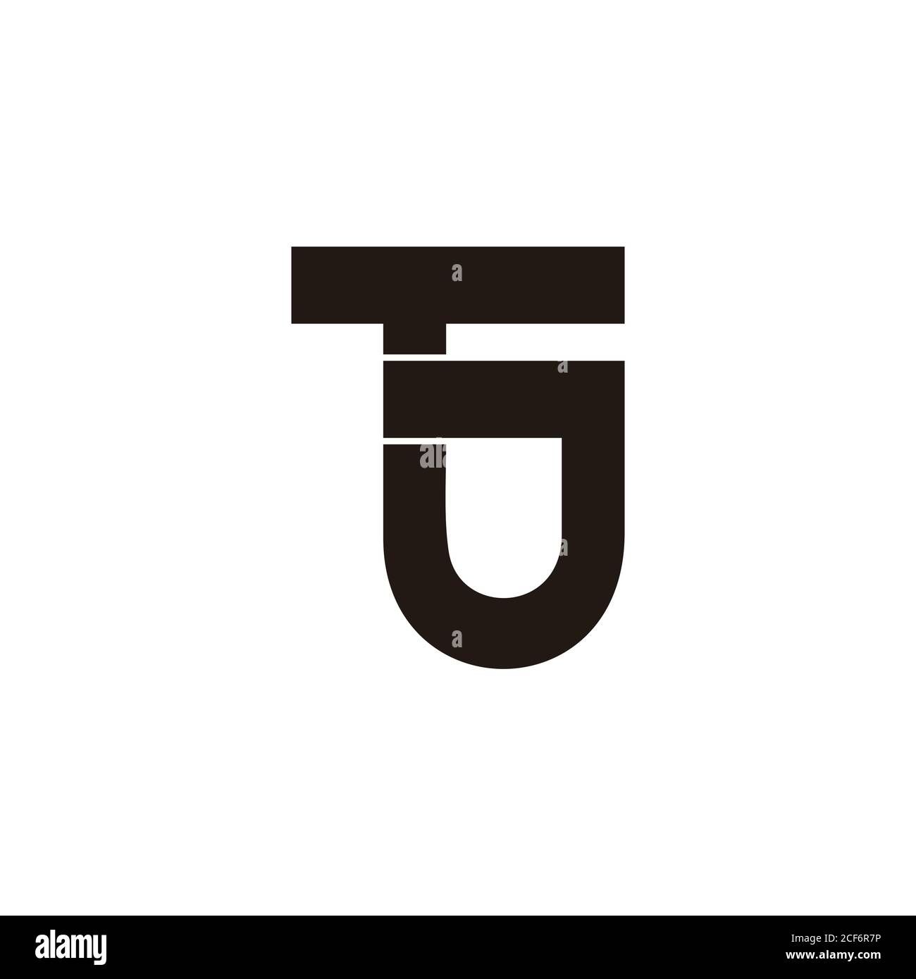letter tj simple geometric line logo vector Stock Vector Image & Art ...