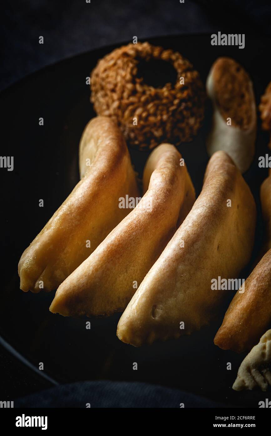 Traditional Arabic halal homemade sweet homemade, typical of Ramadan ...