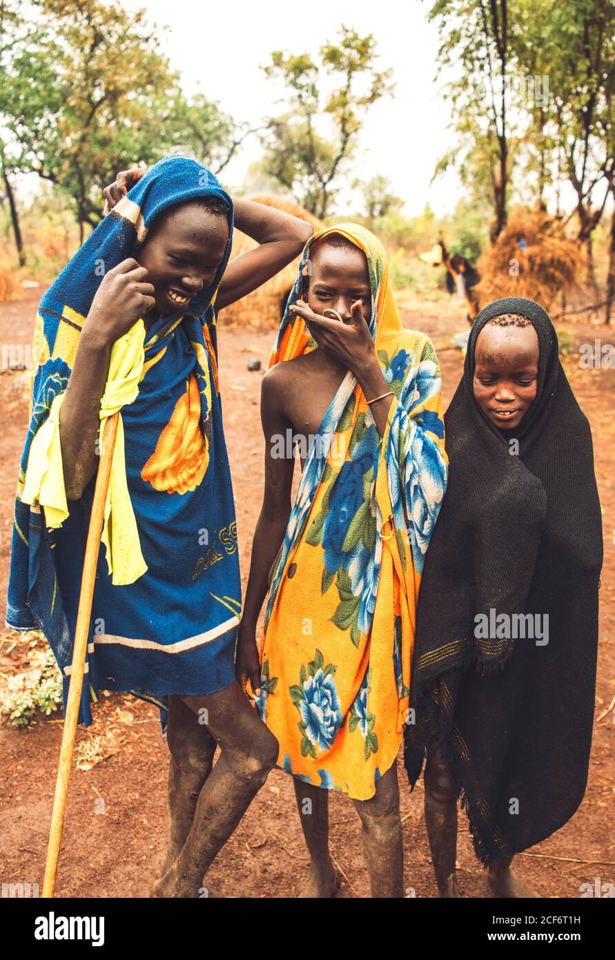 Mursi children hi-res stock photography and images - Alamy
