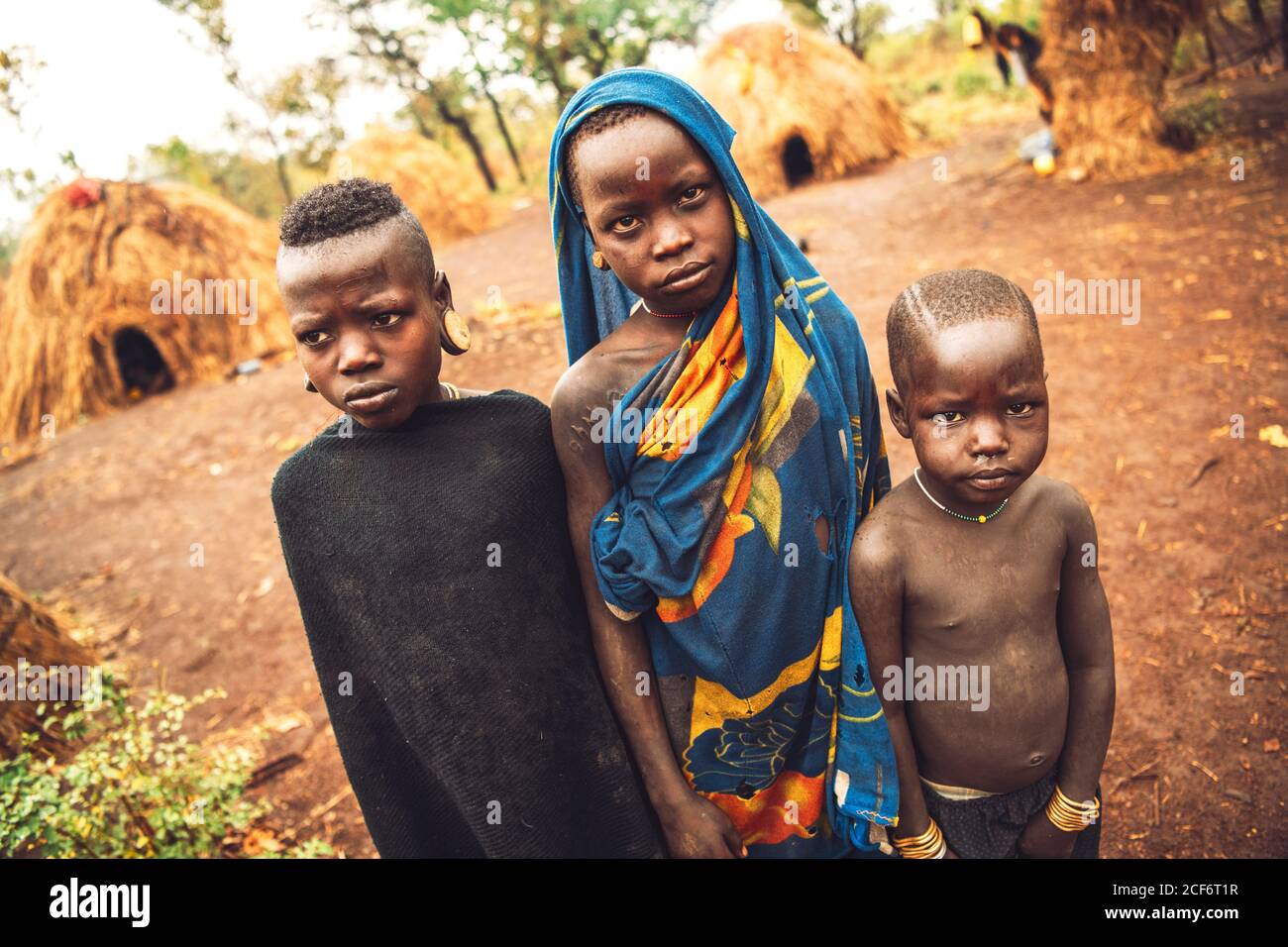 Mursi children hi-res stock photography and images - Alamy