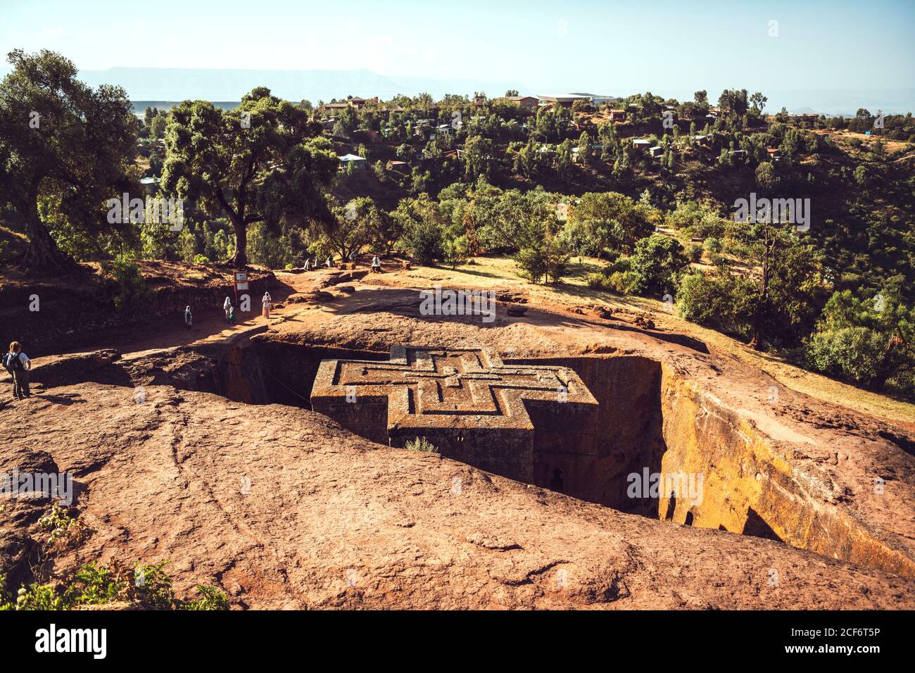 Lalibela, Ethiopia - November 04, 2018: Majestic landscape of rock-hewn ...