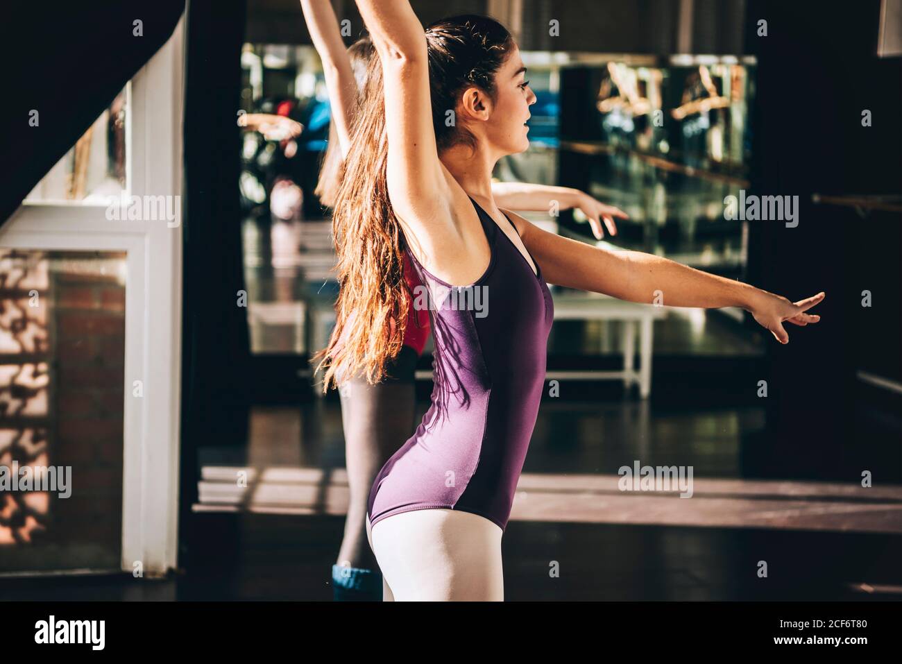 Dancers of ballet training together Stock Photo - Alamy