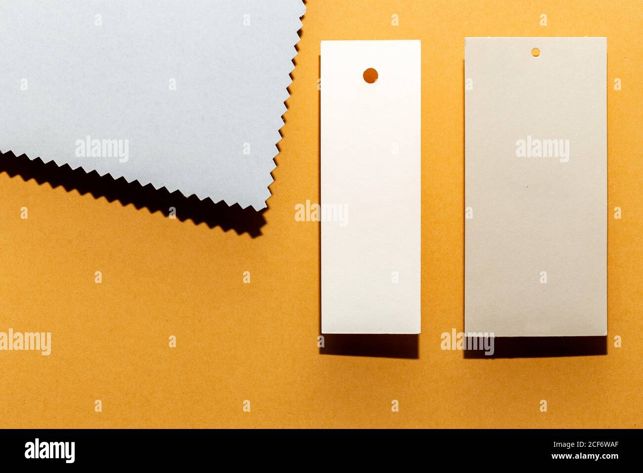 Cardboard labels for price or advertising on colorful background. Flat ...