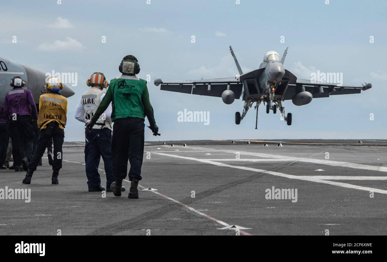 200831-N-DL524-1221 PHILIPPINE SEA (Aug. 31, 2020) An EA-18G Growler ...
