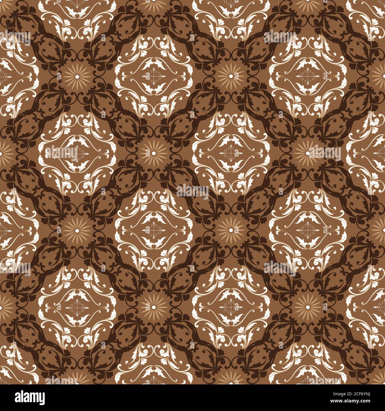 Unique circle motifs on Tradisional Java batik design with elegant ...